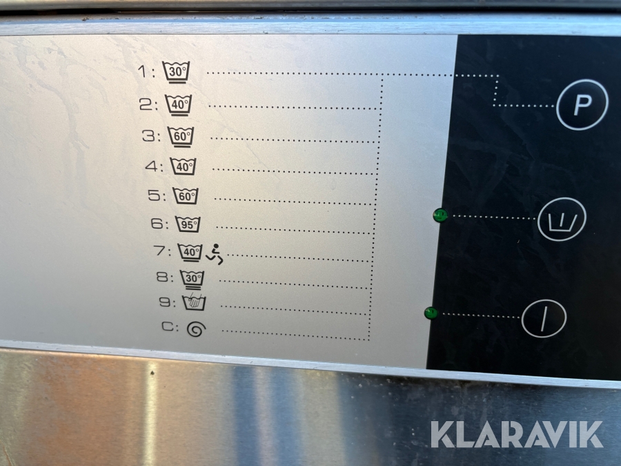 Vaskemaskine Nortec RS10, Esbjerg, Klaravik auktioner