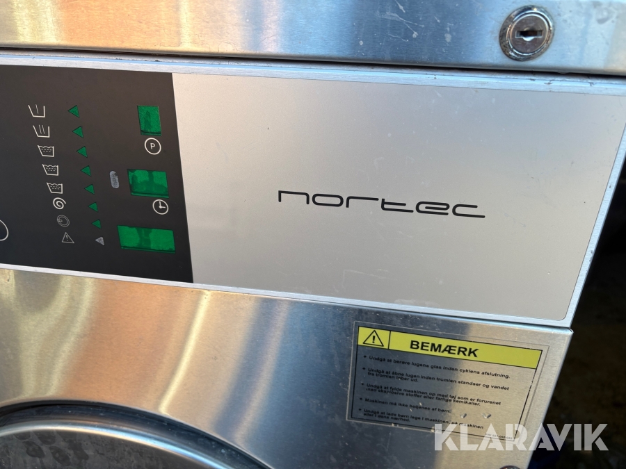 Vaskemaskine Nortec RS10, Esbjerg, Klaravik auktioner