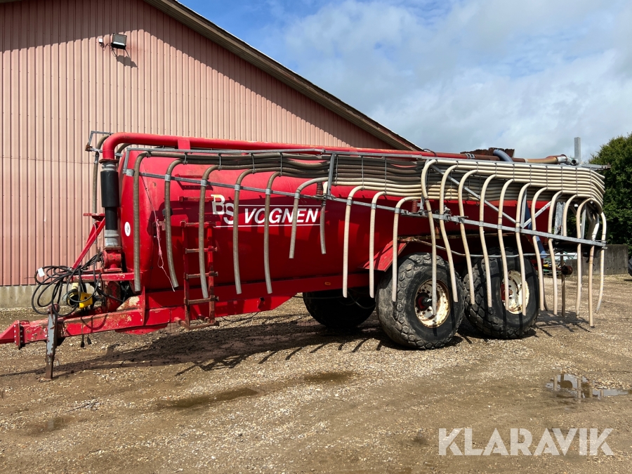 Gyllevogn BS 20 t, Morsø, Klaravik auktioner