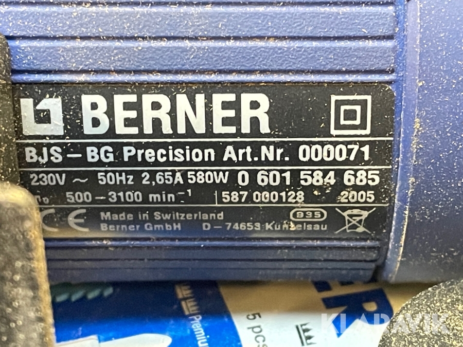 Værktøj Makita/ Berner Bera, Odense, Klaravik auktioner