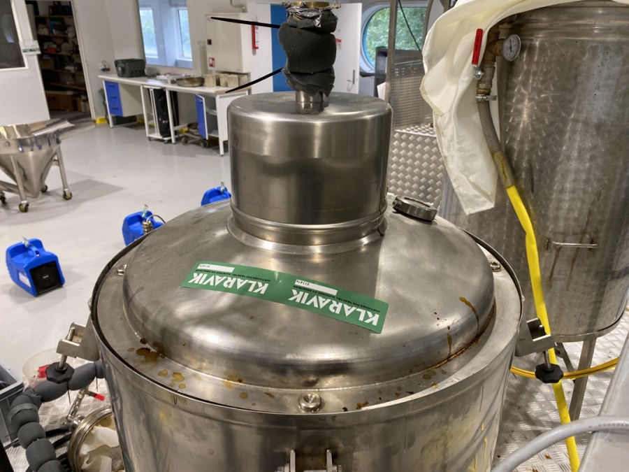 Rustfri stål beholder