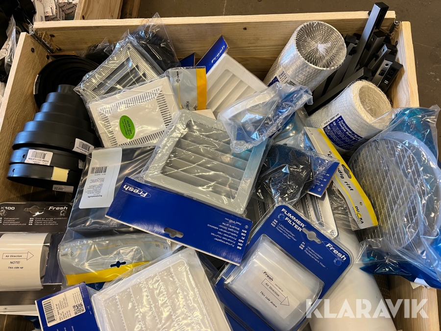 Opbygning af ventilation Blandet lot, Rebild, Klaravik aukti