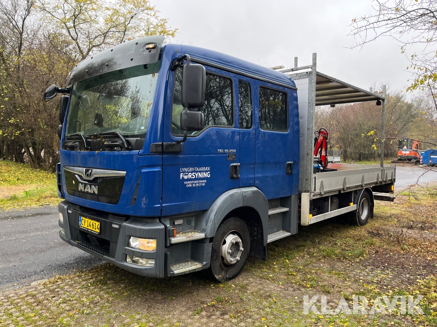 Ladbil / Lastbil MAN TGL 10.250, Lyngby-Taarbæk, Klaravik au