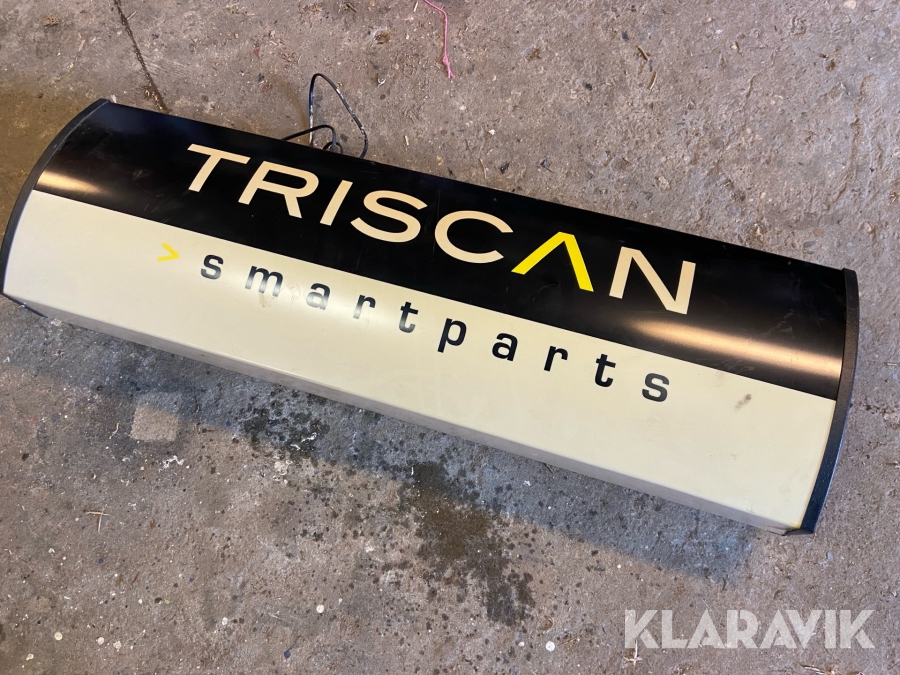 Skilt Triscan, Høje-Taastrup, Klaravik auktioner