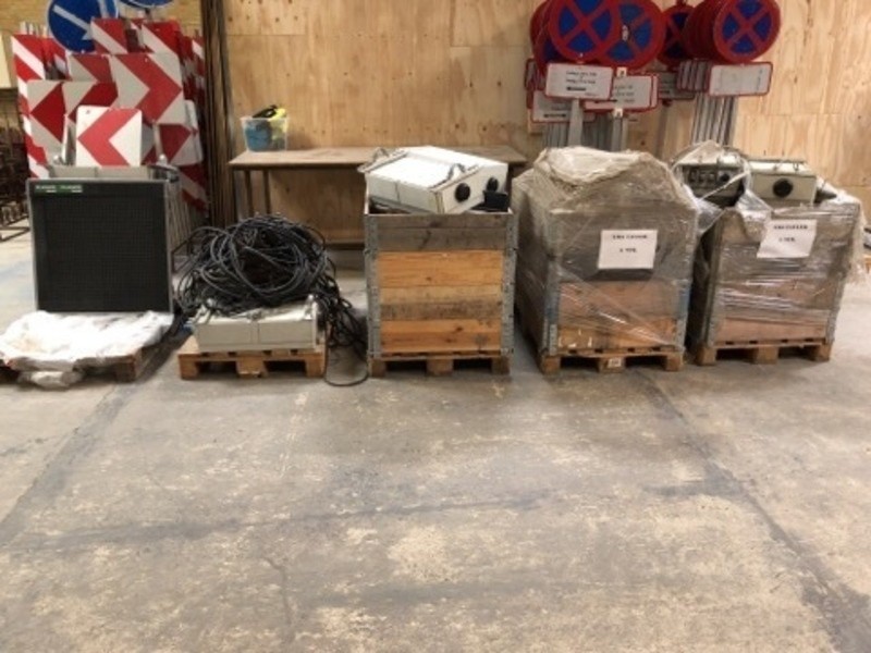 Klaravik Auktioner | VMS trafik tavler 8 stk