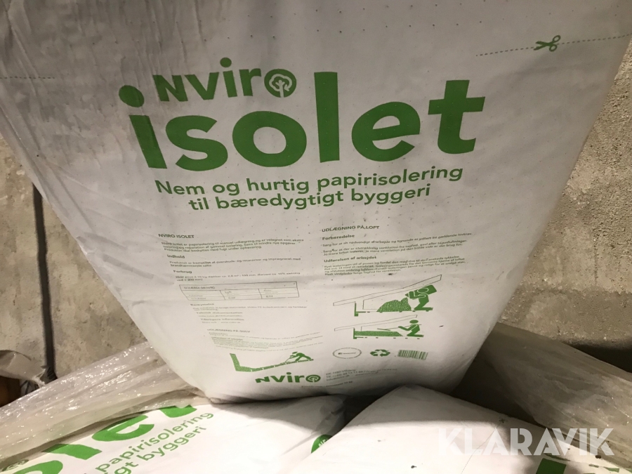 Papirisolering 19 stk, Holbæk, Klaravik auktioner