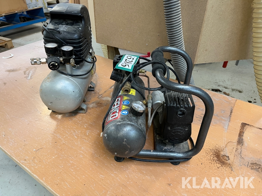 Kompressorer, Kolding, Klaravik auktioner