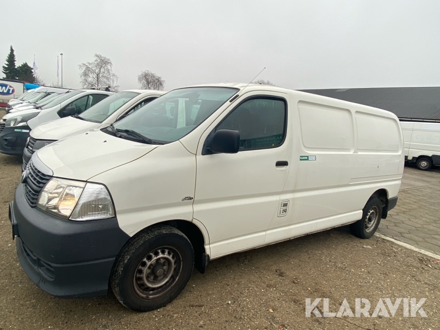 Toyota varebil Toyota Hiace, Greve, Klaravik auktioner