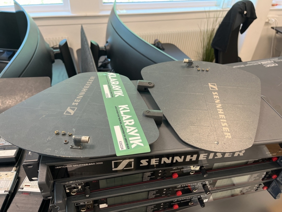 Receiver med trådløse mikrofoner