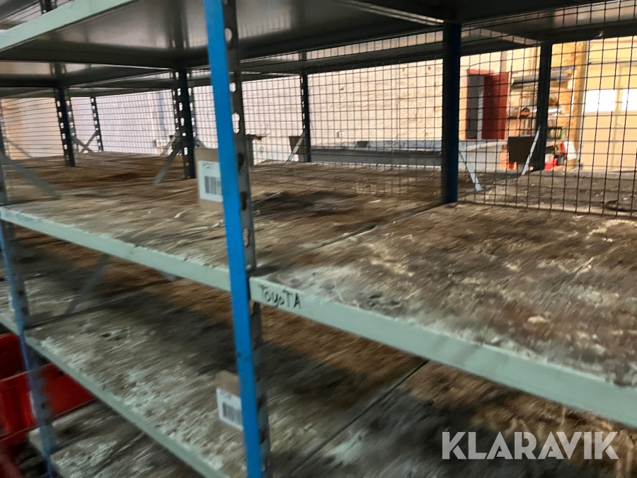 Lagerreoler 4 fags dobbeltsektion, Thisted, Klaravik auktion