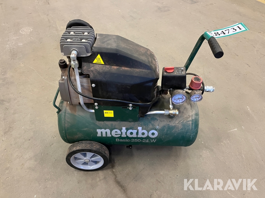 Kompressor Metabo Basic 250-24W, Rebild, Klaravik auktioner