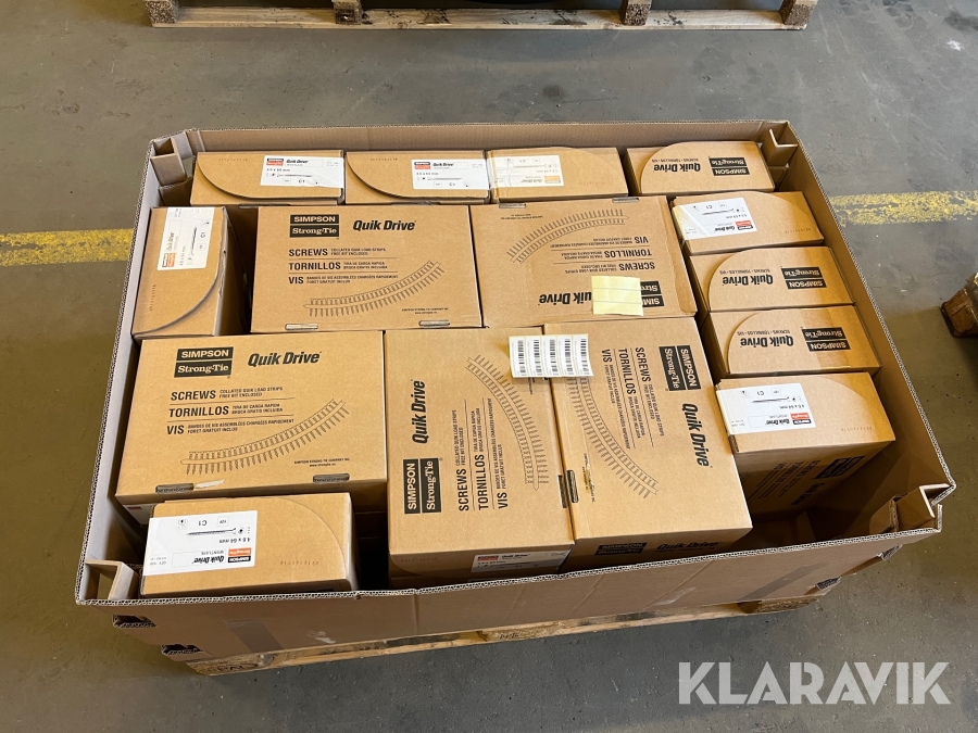 Gulvskruer Simpson Quick Driver, Rebild, Klaravik auktioner