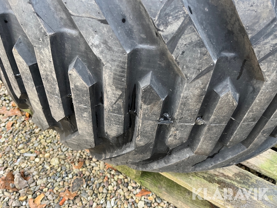 2 stk vognhjul 600/50-22,5 Trelleborg, Varde, Klaravik aukti