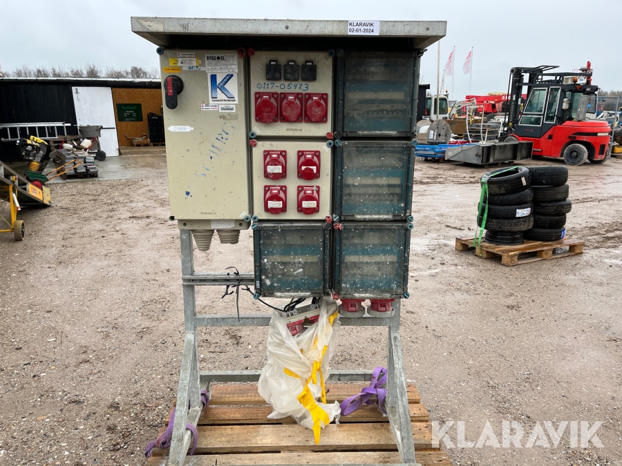 Eltavle 250A Byggel Målertavle, Holbæk, Klaravik auktioner