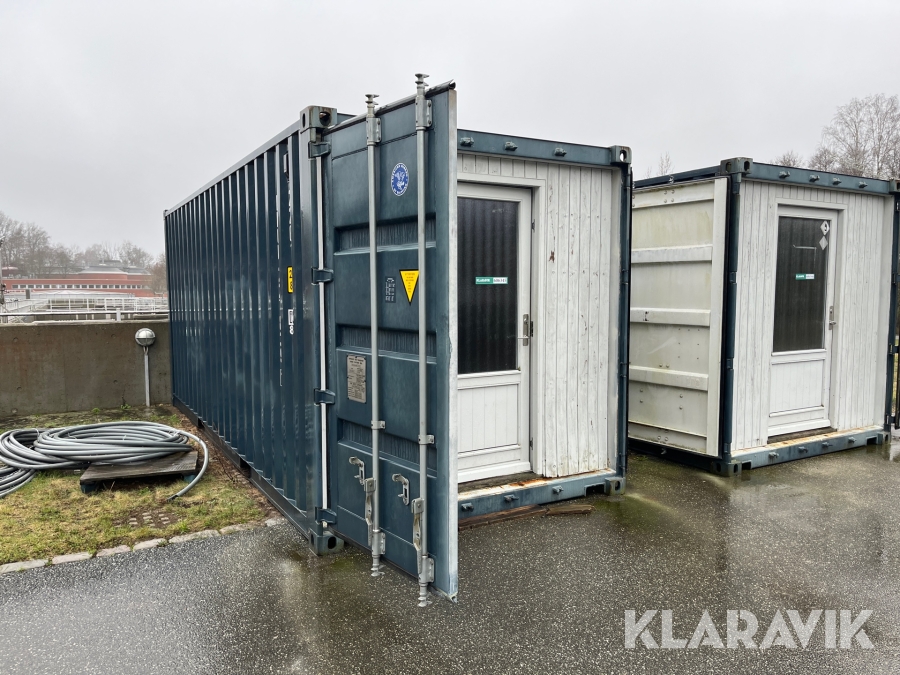 Isoleret container, Lyngby-Taarbæk, Klaravik auktioner