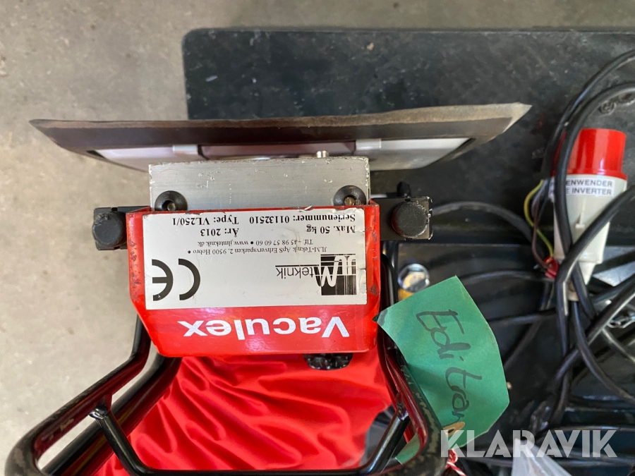 Vacuum svingkran AL VAC Goldswing, Sønderborg, Klaravik auk