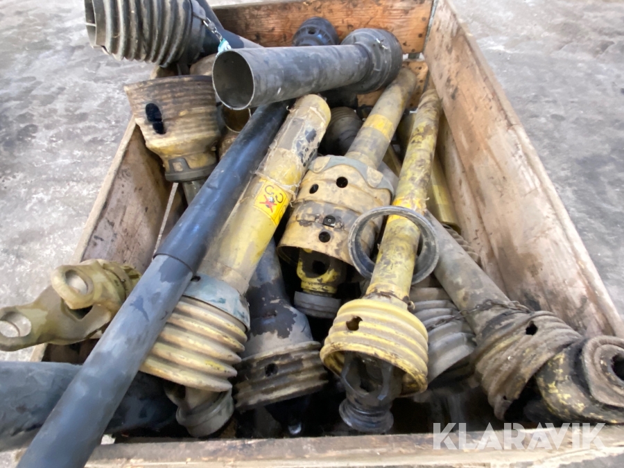 Palle med Pto aksler og beskyttelse, Køge, Klaravik auktione