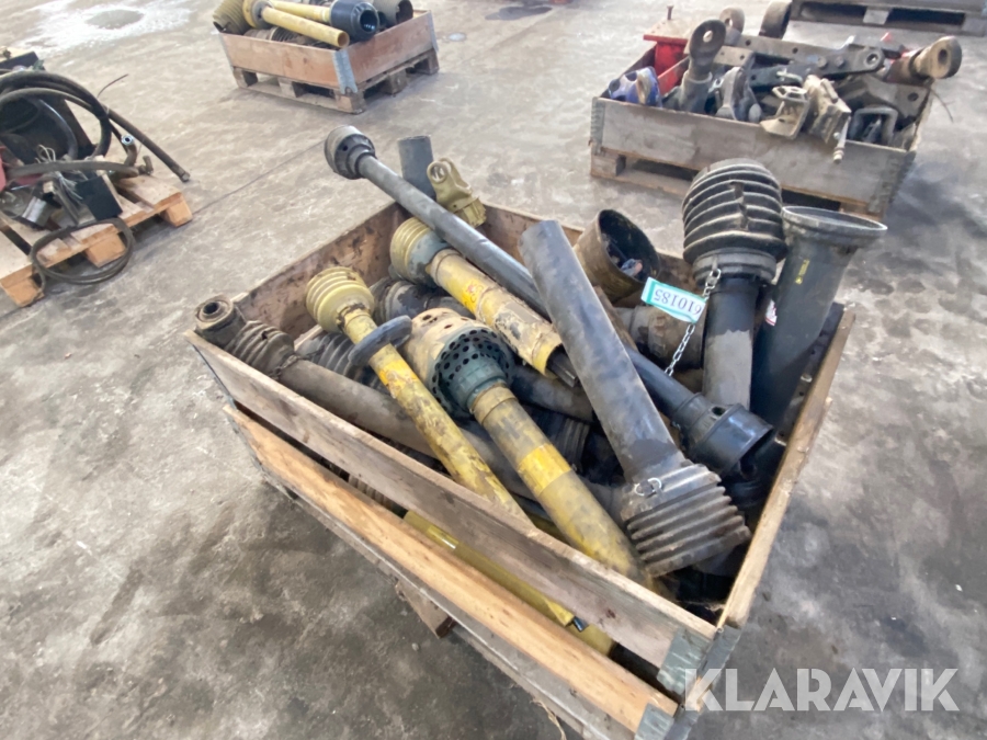Palle med Pto aksler og beskyttelse, Køge, Klaravik auktione