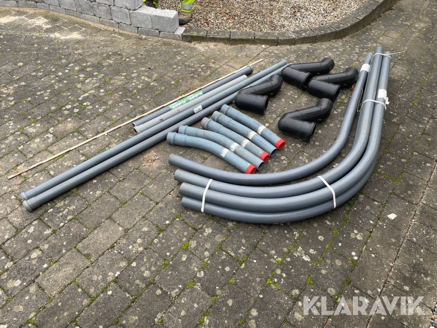 Diverse rør og fittings, Kolding, Klaravik auktioner