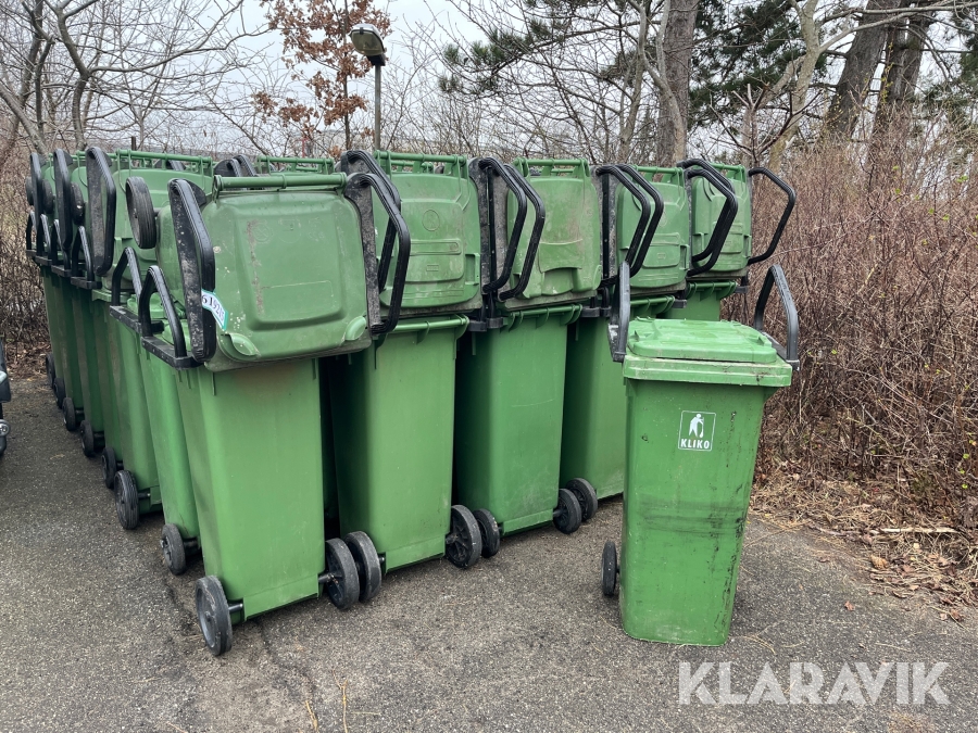 Skraldespande Kliko / Europlast, Glostrup, Klaravik auktione