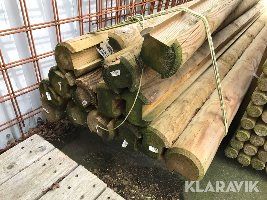 Raftehegn inkl stolper, Holbæk, Klaravik auktioner