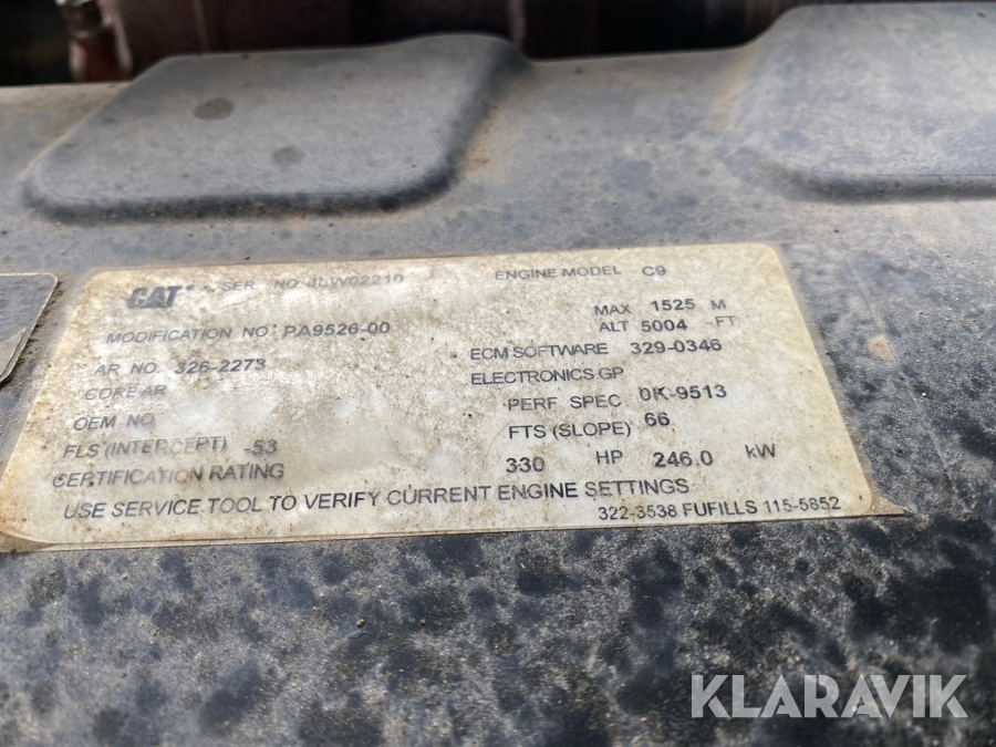 Traktor Cat MT2008, Aabenraa, Klaravik auktioner