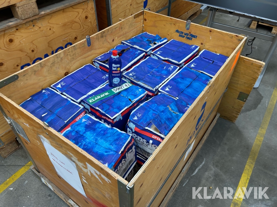 Opvaskemiddel Rens let, Slagelse, Klaravik auktioner