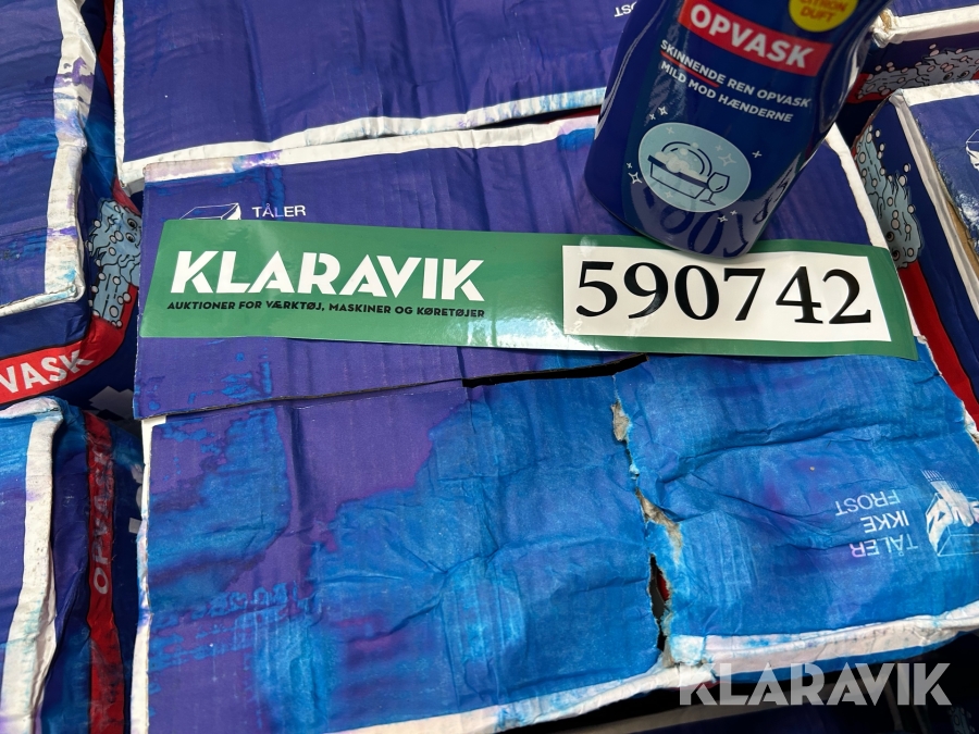 Opvaskemiddel Rens let, Slagelse, Klaravik auktioner