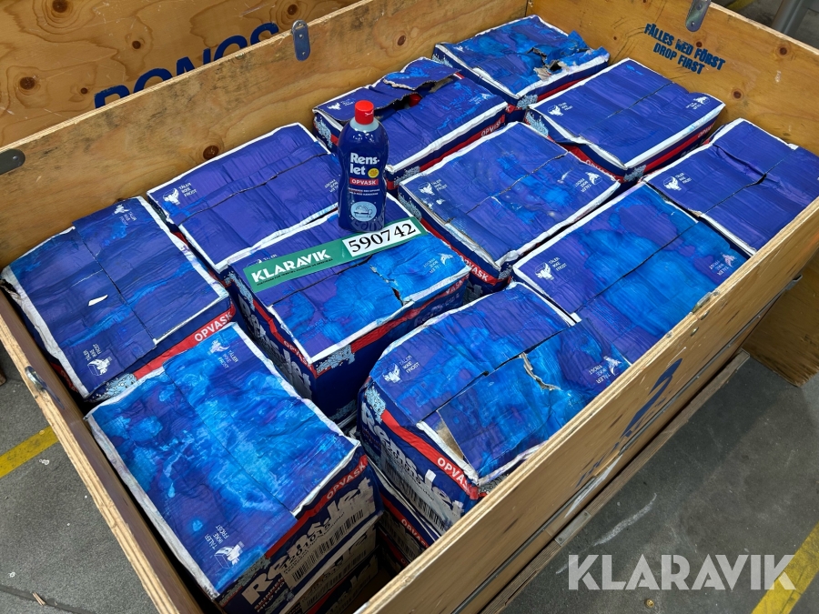 Opvaskemiddel Rens let, Slagelse, Klaravik auktioner