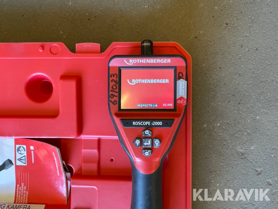 Inspektionskamera Rothenberger Roscope i2000, Rebild, Klarav
