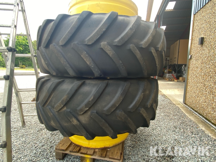 Tvillingehjul Michelin XM108, Høje-Taastrup, Klaravik auktio