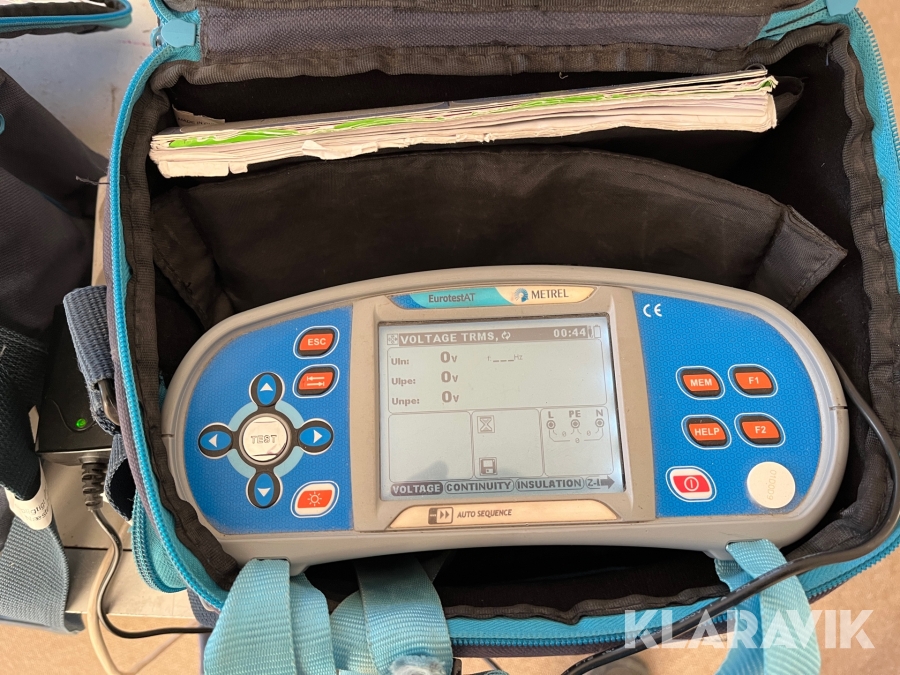 Instalationstestere Metrel Eurotest AT, Holbæk, Klaravik auk