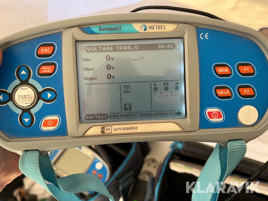 Instalationstestere Metrel Eurotest AT, Holbæk, Klaravik auk