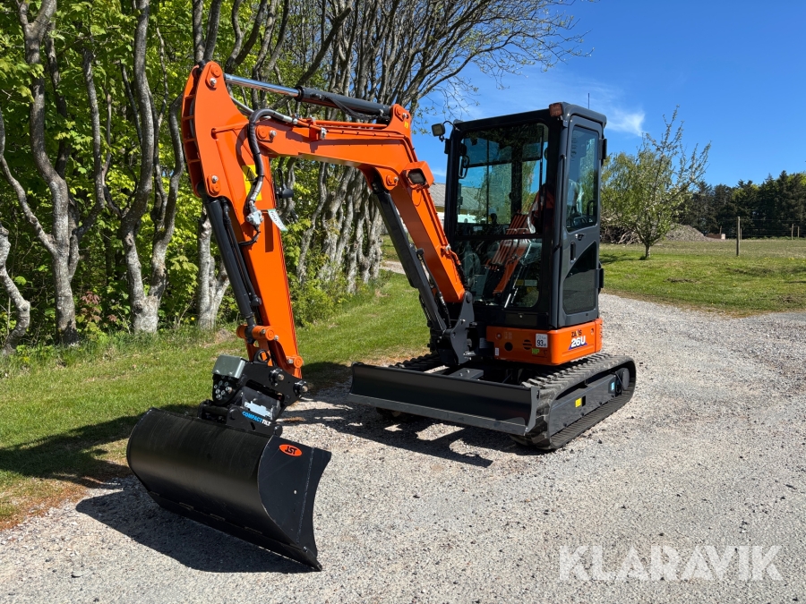 Gravemaskine Hitachi Zaxis 26U, Frederikshavn, Klaravik aukt