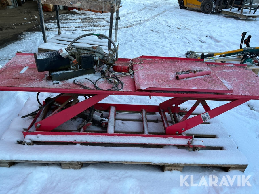 Sakselift/motorcykel lift Dani-tech, Gribskov, Klaravik aukt