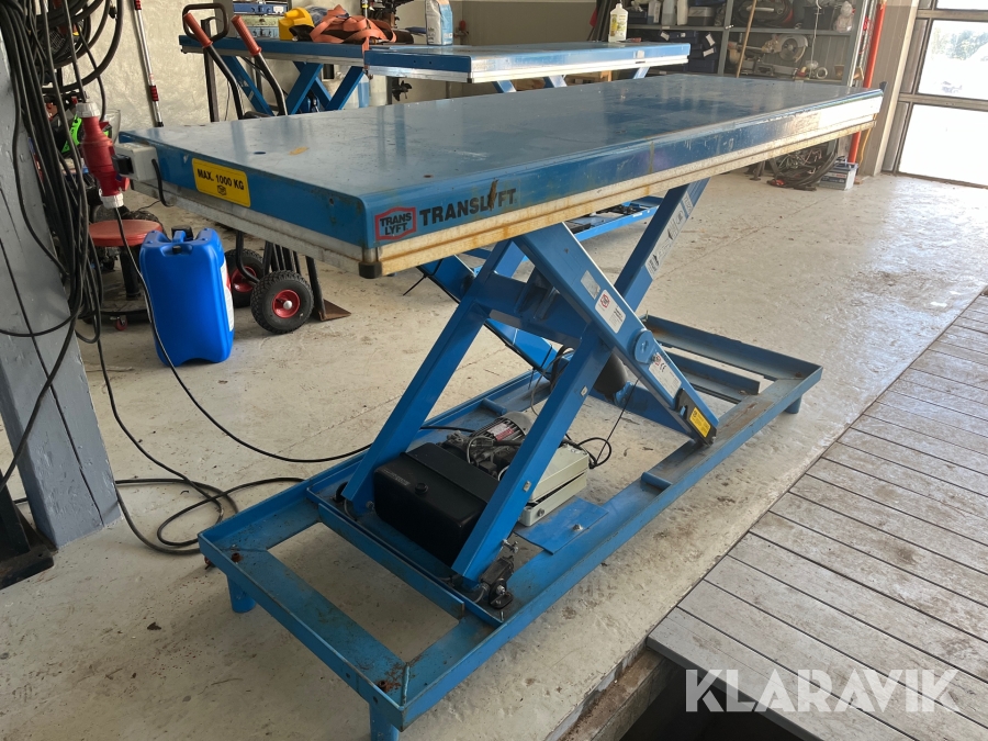 Sakselift Trans Lyft TL 1000, Rebild, Klaravik auktioner