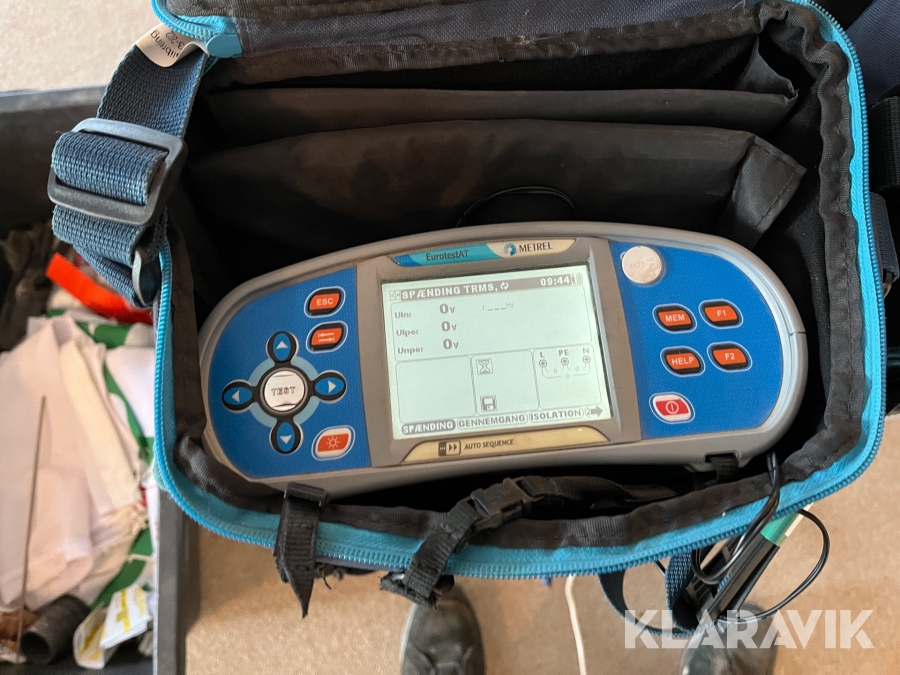 Instalationstestere Metrel Eurotest AT, Holbæk, Klaravik auk