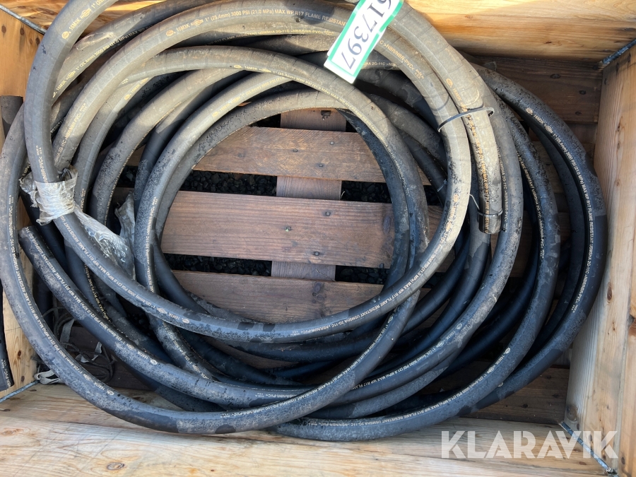 Hydraulikslanger Gates 16M3K 1” 25,4 mm. 3000 psi 21,, Nordd