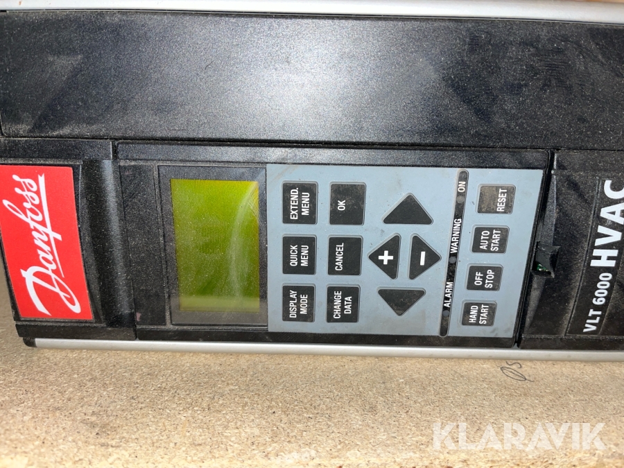 Frekvens Omformer Danfoss Vlt 6000 Hvac Allerød Klaravik A