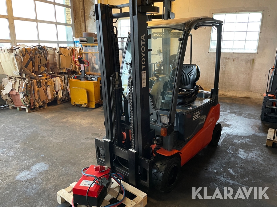EL gaffeltruck Toyota 8FBM20T, Haderslev, Klaravik auktioner
