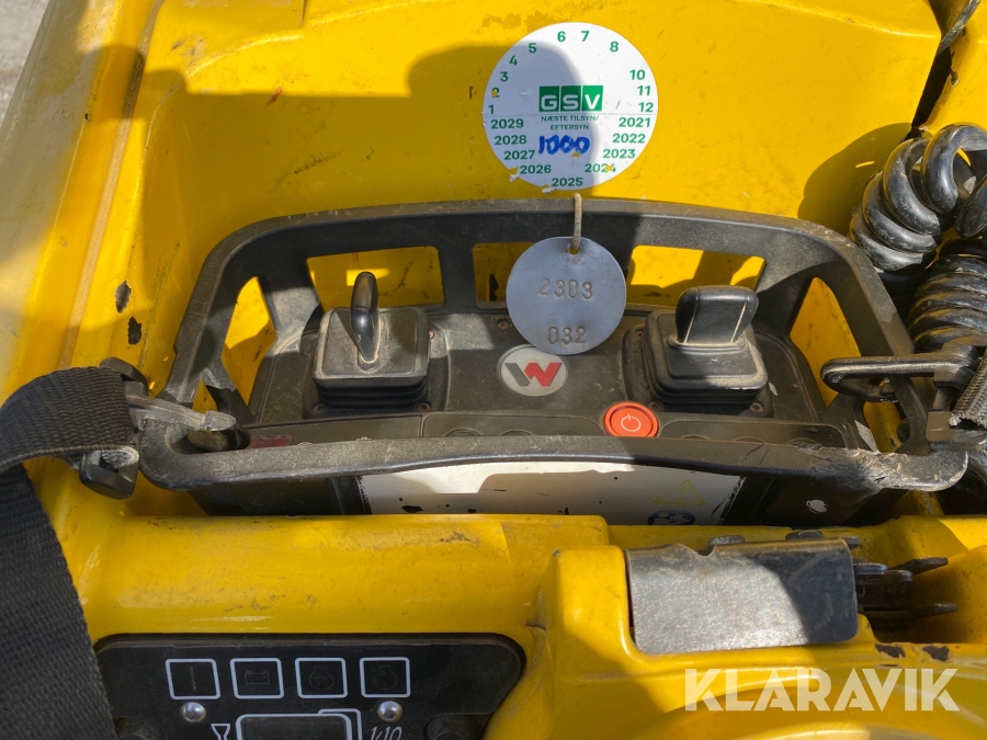 Råjordskompaktor Wacker Neuson Rt sc2, Holbæk, Klaravik aukt