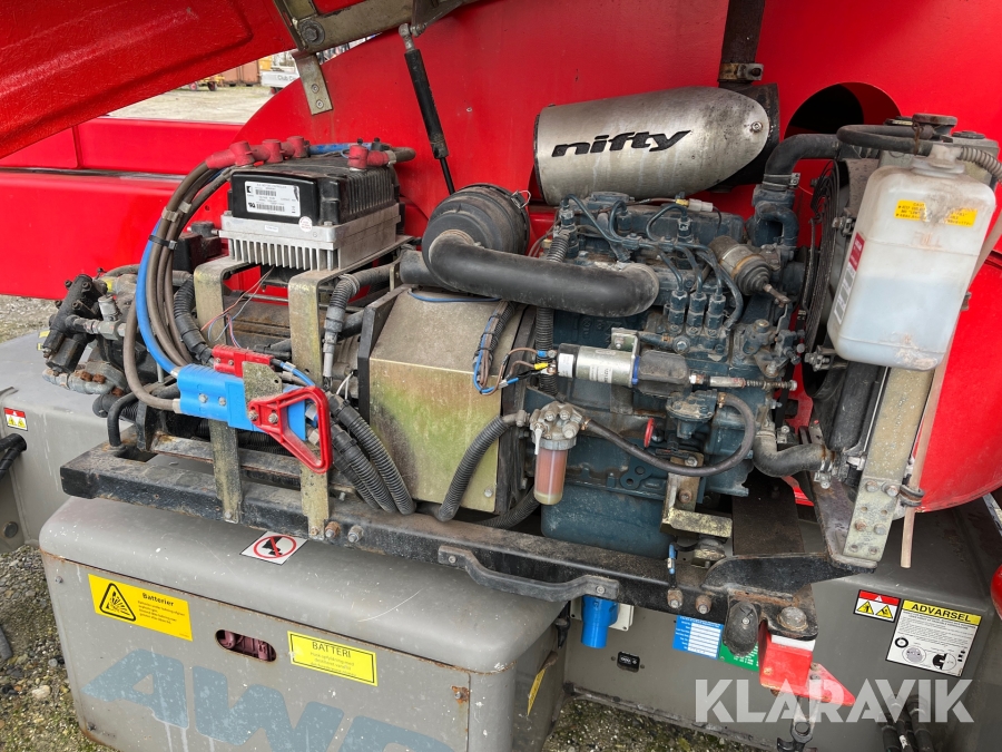 21 meter hybrid bomlift Nifty HR21 Hybrid, Rebild, Klaravik