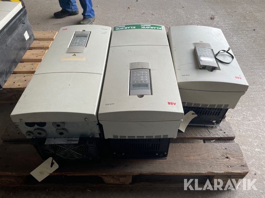 Frekvensomformer (3 stk) ABB ACS 600, Nordfyns, Klaravik auk
