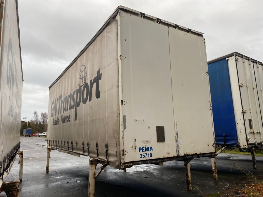 Pressenings container lastbil