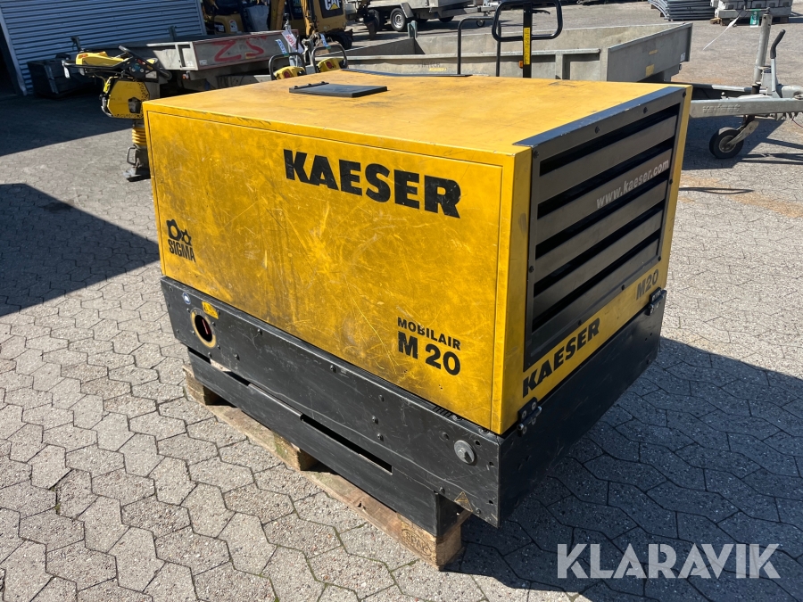 Kompressor Kaeser M20, Fredericia, Klaravik auktioner
