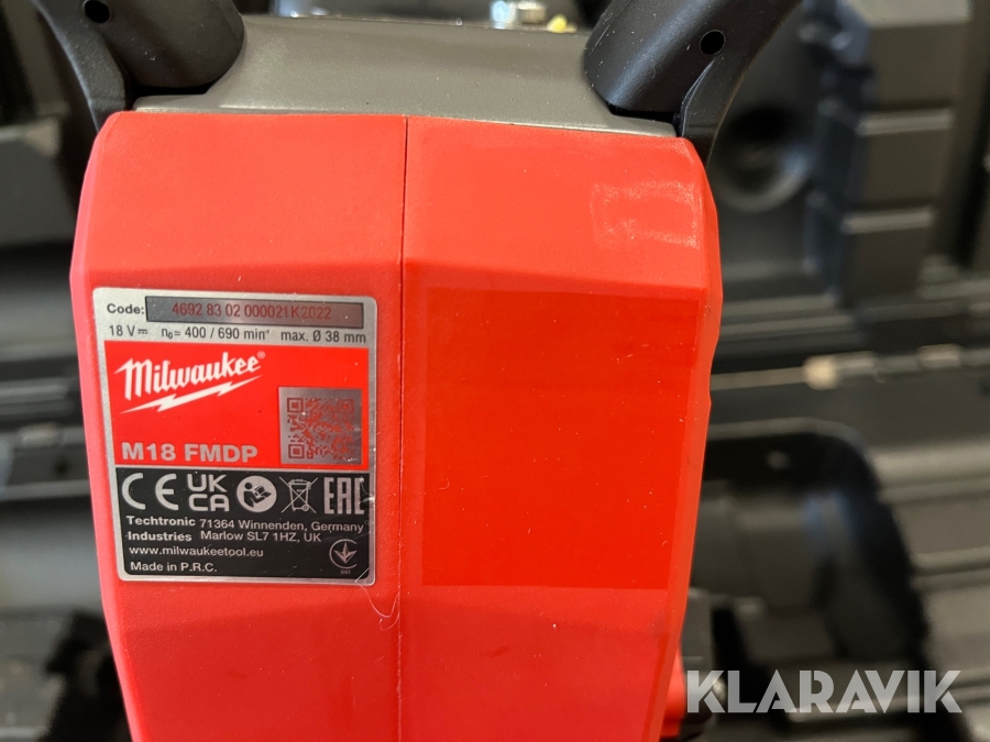 Magnetboremaskine Milwaukee M18 FMDP, Brønderslev, Klaravik
