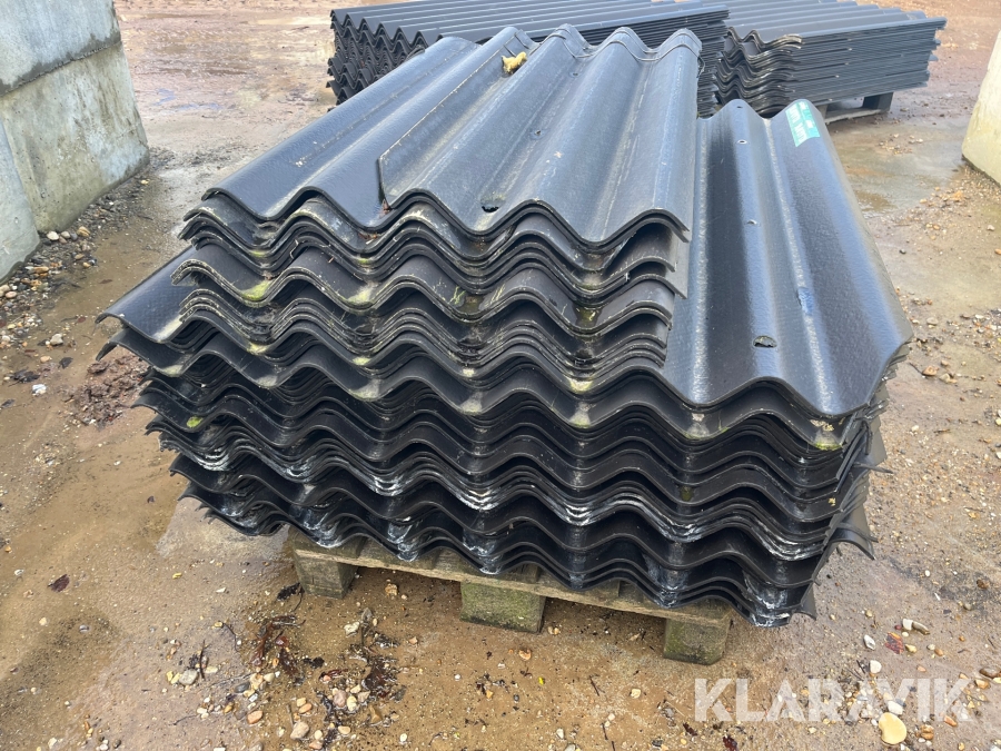 Tagplader 3 paller, Ringkøbing-Skjern, Klaravik auktioner