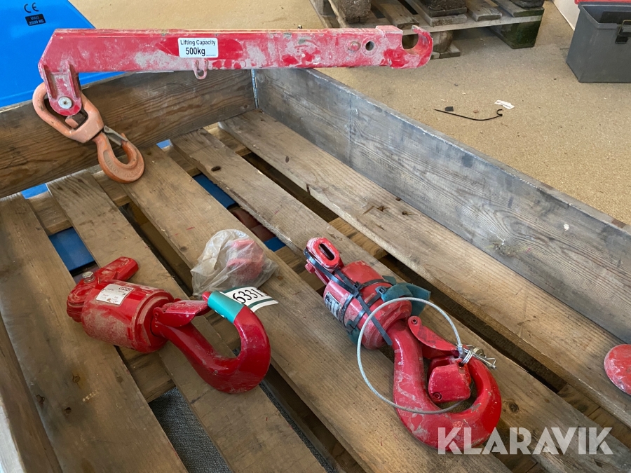 Kroge til Kran Unic Maks 700 kg, Holbæk, Klaravik auktioner